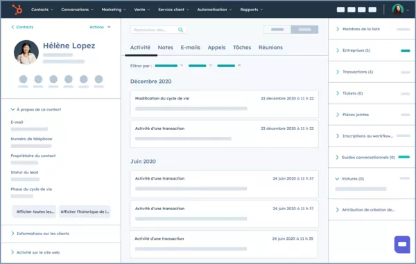 Créer une fiche contact gratuitement | HubSpot Créer une fiche contact gratuitement | HubSpot